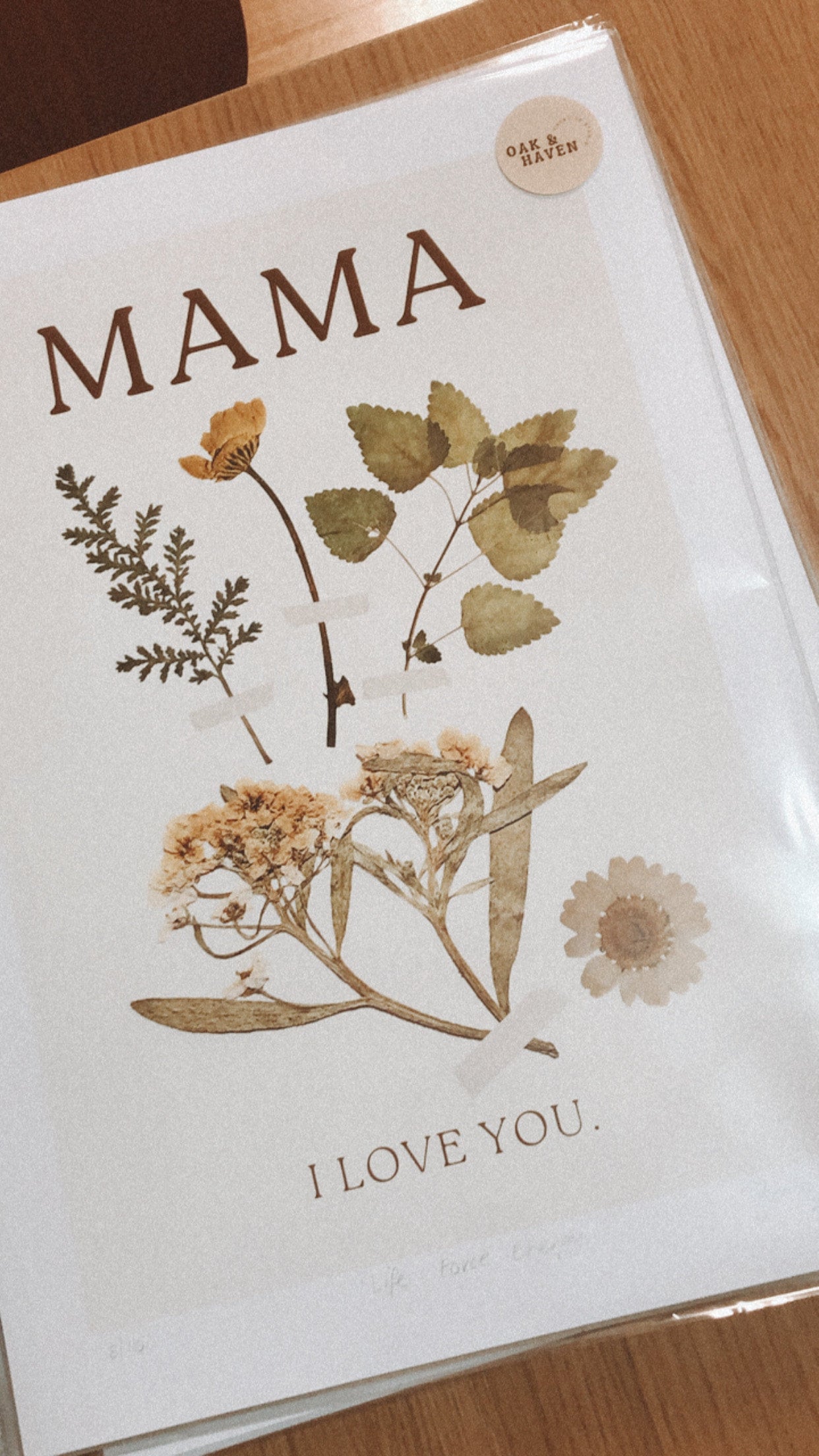 OAK & HAVEN MAMA A3 print - Life Force Energy | Oak & Haven