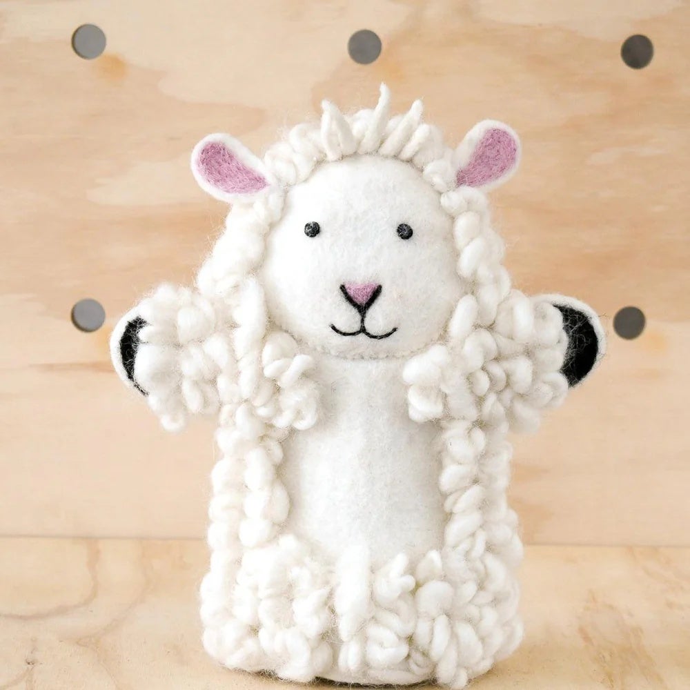 Tara Treasures - Sheep Hand Puppet | Oak & Haven