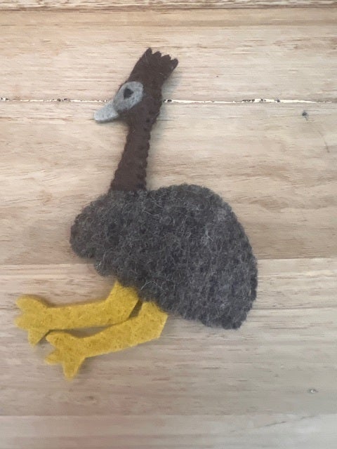 Tara Treasures - Emu finger puppet | Oak & Haven